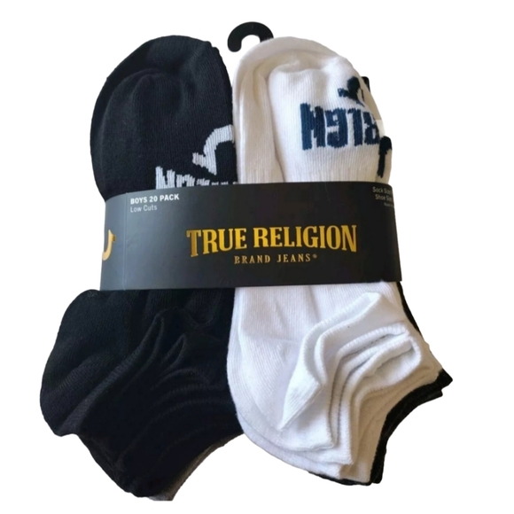 True Religion | Other | True Religion Boys 2 Pack Quarters Socks Size ...